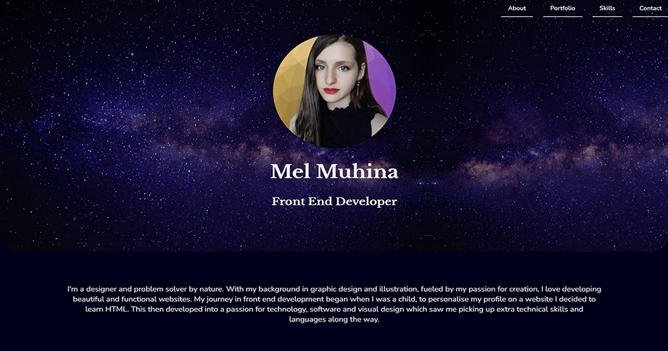 Mel Muhina Portfolio